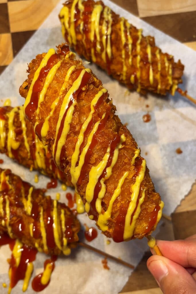 Korean Cheese Corn Dogs – shivangi kooks